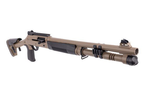 Panzer Arms M4 Tactical Semi-Automatic 12 Gauge Shotgun - 18.5" - FDE