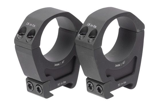 Vortex Optics Pro Series High 34mm Scope Rings - 1.45"