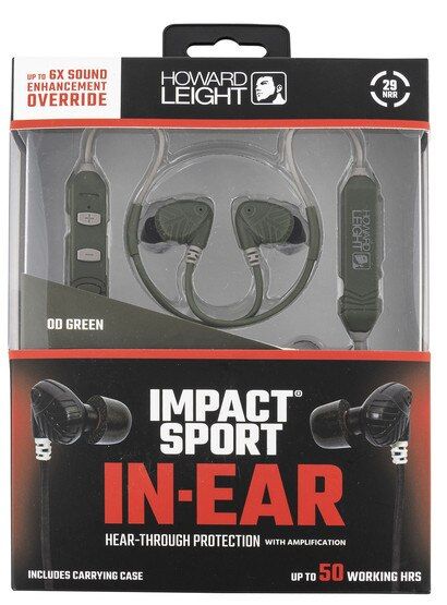 Howard Leight Impact Sport In Ear Passive Hear Through Ear Protection ...
