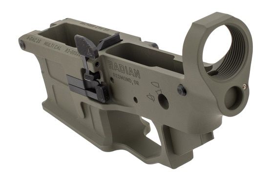 Radian Weapons A-DAC Ambidextrous Stripped AR-15 Lower Receiver - OD Green
