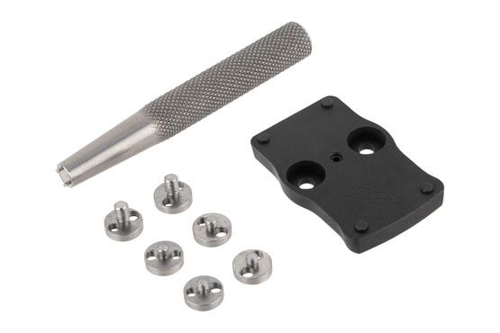 Rival Arms Slide Mounted Optics Adapter Plate - Trijicon RMR to Docter