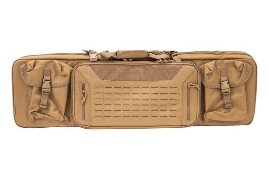 Savior Equipment 42" Urban Warfare Double Rifle Case - Dark FDE