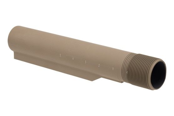 Forward Controls Design 6-Position AR-15 Carbine Receiver Extension - FDE