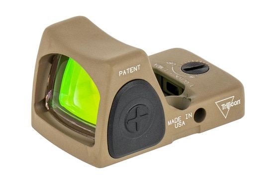 Trijicon RMR Type 2 Adjustable LED Reflex Sight - 1 MOA - FDE