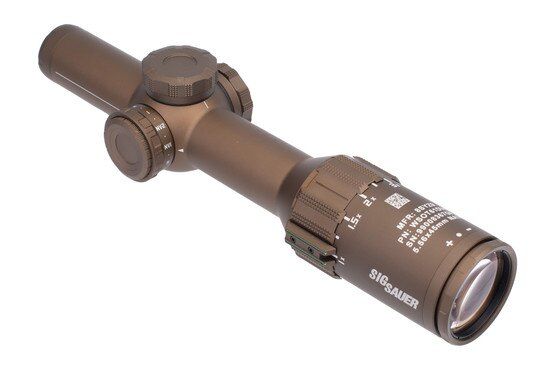 Sig Sauer TANGO 6T DVO 1-6x24mm FFP Rifle Scope - DWLR-556 Reticle - FDE