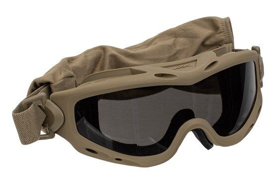 Wiley X Spear Goggles - Grey/Clear 2 Lens Kit with Tan Frame - APEL ...