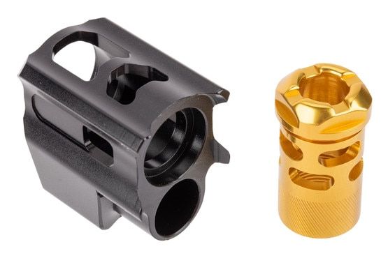 Tyrant CNC Compensator For Glock Gen5 - Black/Gold