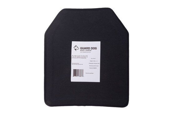 Guard Dog Body Armor Level III 10X12 UHMWPE Ceramic Plate